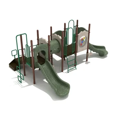 Plastic and Steel Play Structure for Parks and Other Playgrounds
