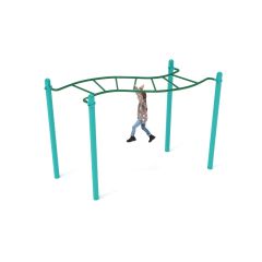 Wavy Horizontal Scaling Ladder | PGC015 | PlaygroundEquipment.com