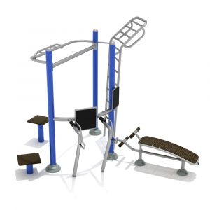 Intermediate Freestanding Playground Gym | PGY003 | PlaygroundEquipment.com