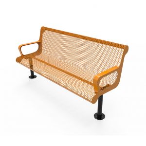 BCA04C43000 | Expanded Metal Sloped Bench| MyTCoat