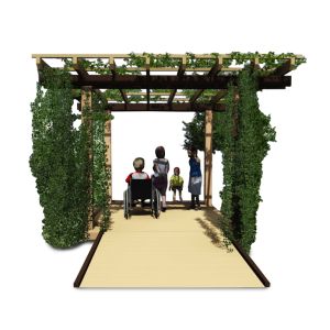 Drama Deck with Trellis and Ramp