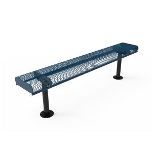 Expanded Metal Rolled Edge Bench without Back | BRE04C22000 | MyTCoat