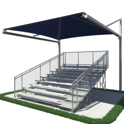 Suspended Cantilever Bleacher Shade | SC202016SN | Superior Shade