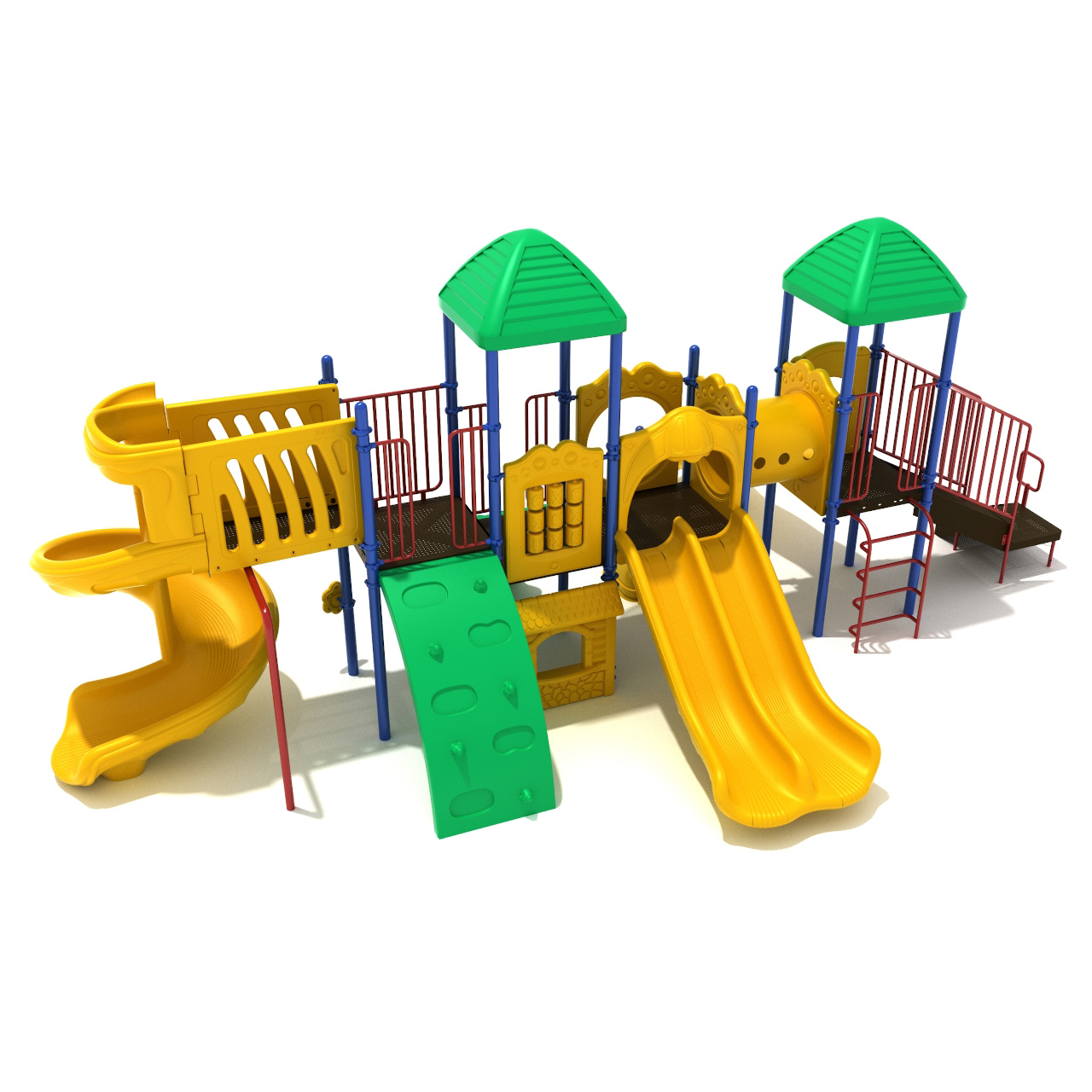 Plastic and Steel Play Structure for Parks and Other Playgrounds - AAA ...