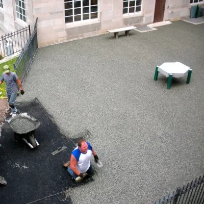 Safe and Affordable Poured-in-Place Rubber Surfacing | Seamless ...